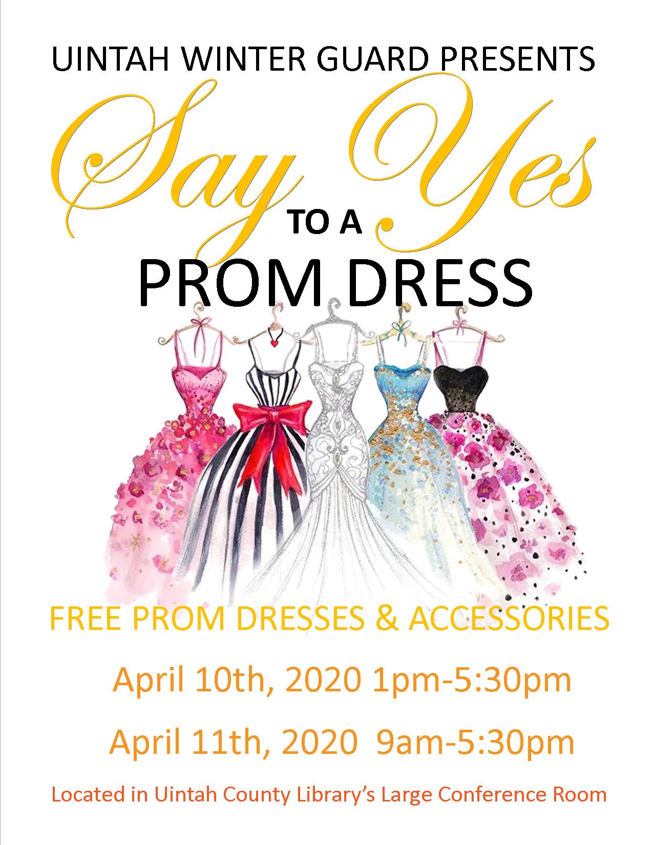 Prom Dress Drive | Uintah County Library